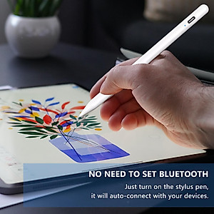 Stylus Pen for iOS&Android Touch Screens, Active Pencil for Samsung, Smart Digital Stylus Pens for Lenovo/Vivo/Mi/HUAWEI and Other Tablets, iPhone/Samsung/Google Pixel Smart Phones for Drawing&Writing