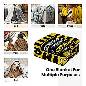 Bus Driver Appreciation Gifts School Bus Driver Gifts for Men Women Birthday Gifts for School Bus Driver Fathers Day Blanket Thank You for School Bus Driver Back to School Throw Blanket 60X50 inch