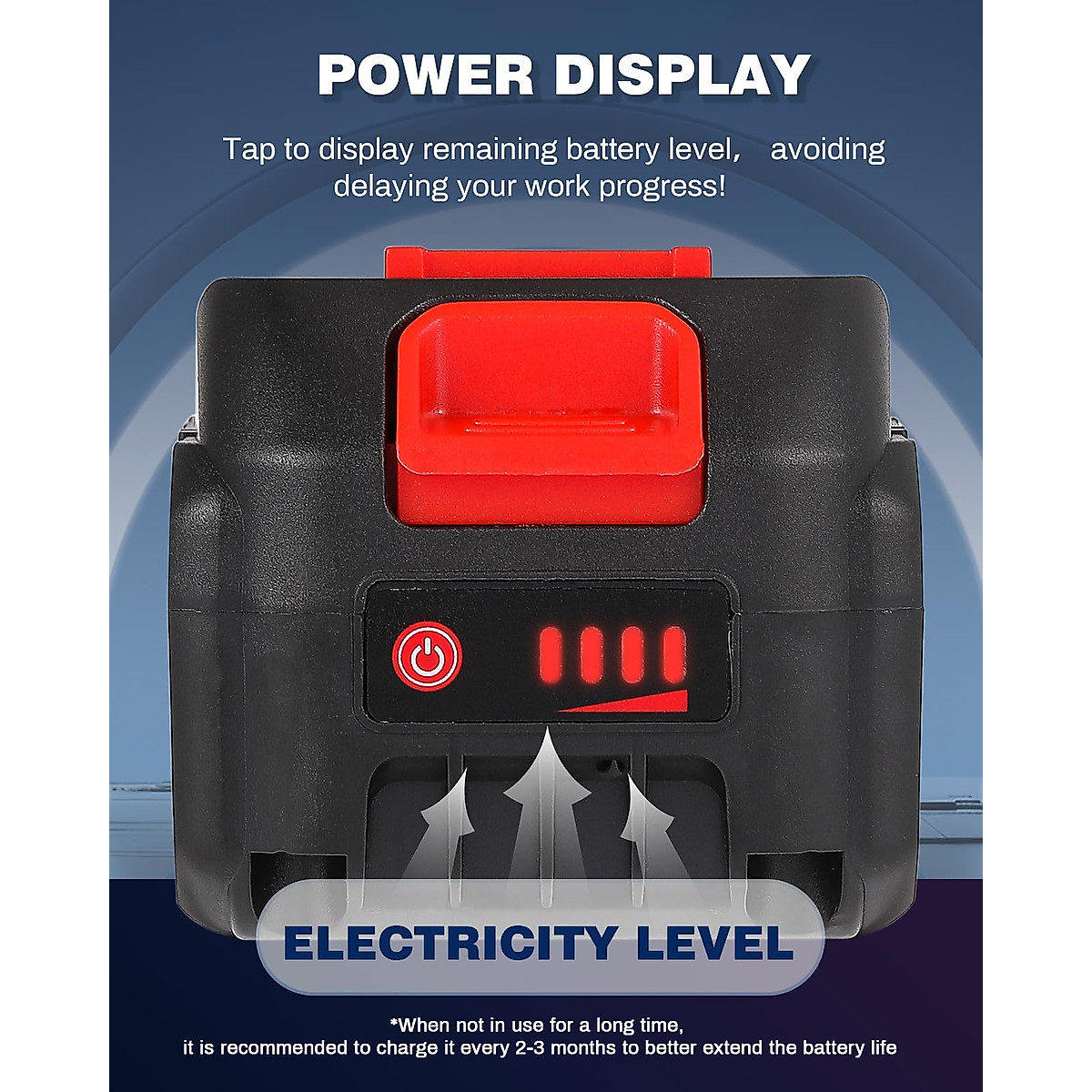 Moonshan Rechargeable Lithium Battery for Cordless Bag Sewing Machine Bag Closing Machine Portable Bag Closer (Only One Battery)