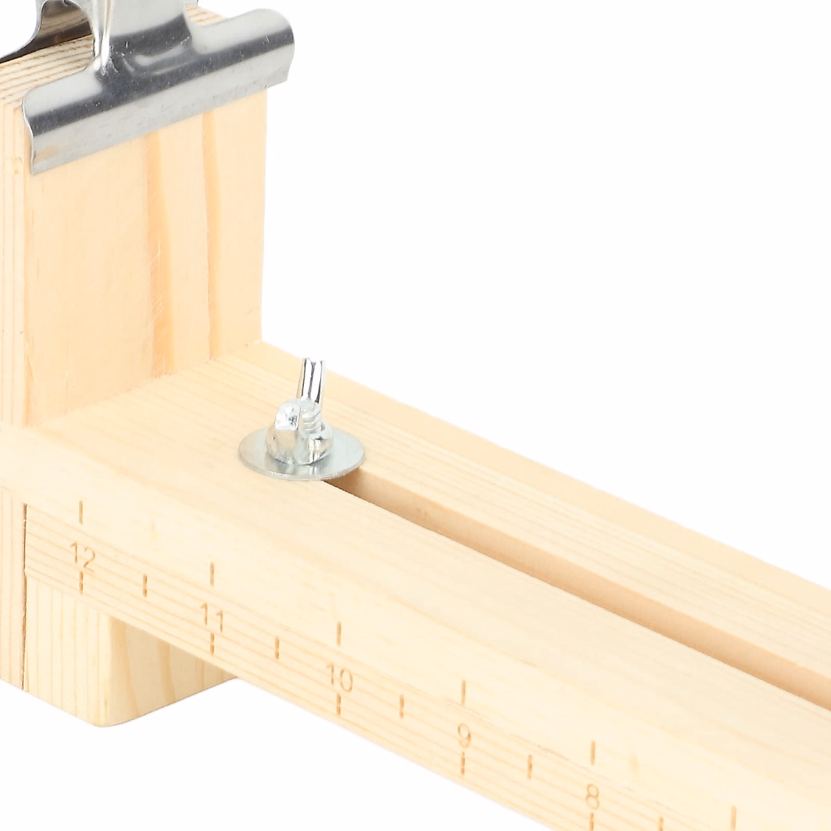 Zerodis Bracelet Making Jig, Adjust Wood Hand Rope Making Tool DIY Craft Braiding Tool with Scale Braide Fixing Frame Plate for Home