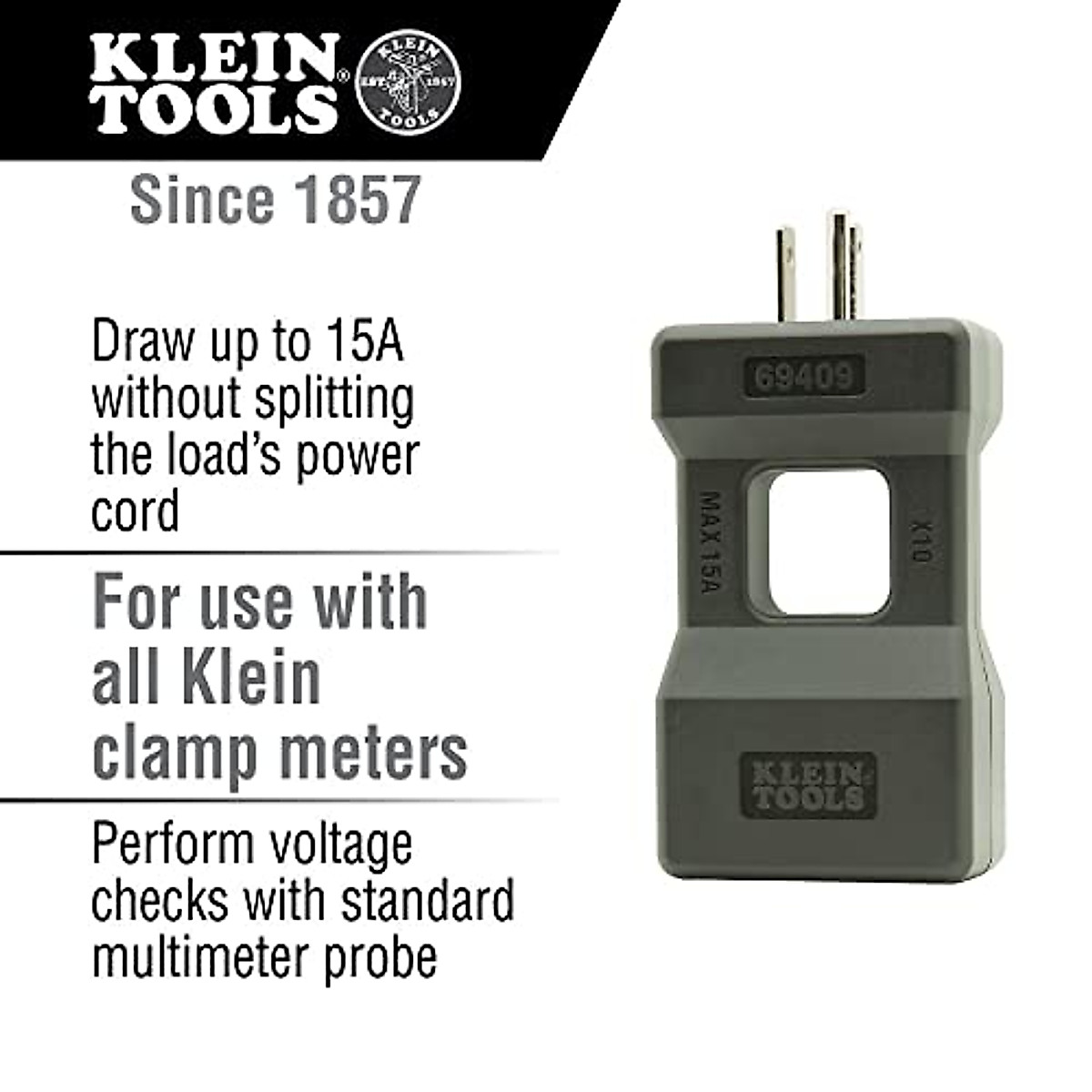 Klein Tools 69409 Line Splitter 10x, Black