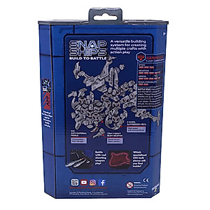 Snap Ships — KOMPLEX Hammerjaw K.L.A.W. Gunship — Building Toy Sets — 3 Builds — Ages 8+