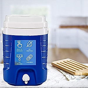 10 Sets Push Button Spigot Water Cooler Faucet Replacement Plastic Compatible with Igloo 2, 3, 5, and 10 Gallon Beverage Coolers, BPA-Free, Dispenser Tap Set, Reusable Spigot Spout Water, White.