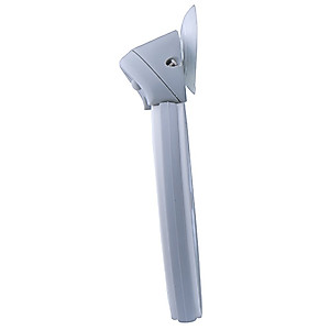 Zadro Dual-Sided 10X/5X Magnification LED Lighted Compact Travel Lightweight Portable Spot Makeup Mirror, Gray/White, FC30L