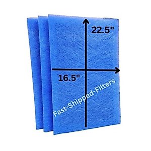 Fast-Shipped-Filters 18x25-3 Pack compatible with Dynamic electronic air cleaner 18x25 replacement polarized filter pads refill