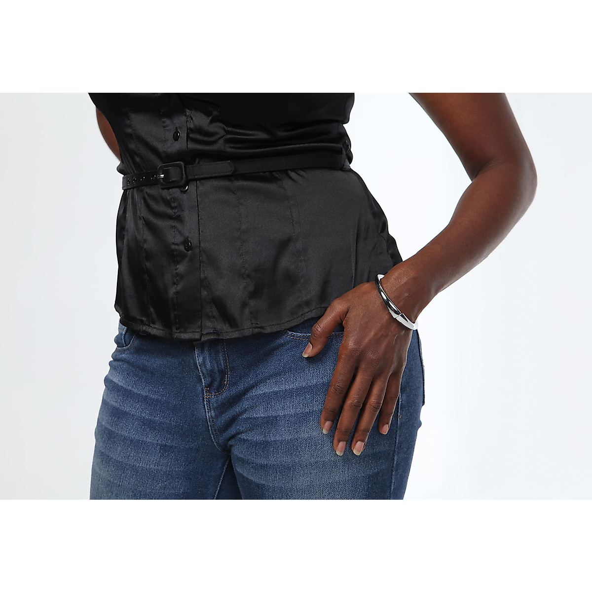 Clipa Bag Hanger - Polished Hematite PVD - The Ring That Opens Into a Hook and Hangs in Just 1/2" of Space, Holds 33 lbs., 3 yr. Warranty