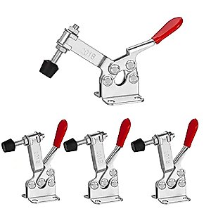 Accessbuy Toggle Clamp Hold Down Clamp 220Lbs Holding Capacity Antislip Horizontal Quick Release Toggle Clamp 4 Pack