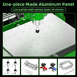 FoxAlien x WoodMads WM-3020 CNC Router for Metal Caving, 300W Spindle Linear Rails and Ball Screws 3-axis Milling Engraving Machine for Aluminum Copper Wood Acrylic