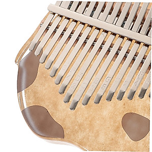 EXCEART 1pc Finger Piano Childs Piano 17 Keys Thumb Clear Thumb Piano Hand Bells Chimes Knock Thumb Pianos Marimbas Instrument African Kalimba Kids Piano Acrylic Percussion Stainless Steel