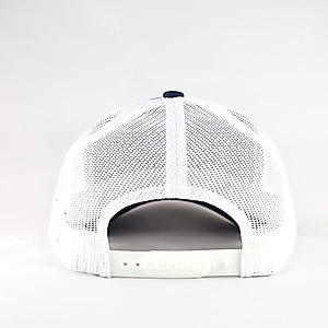 Kimes Ranch Adjustable Snapback Hat American Trucker - Navy/White
