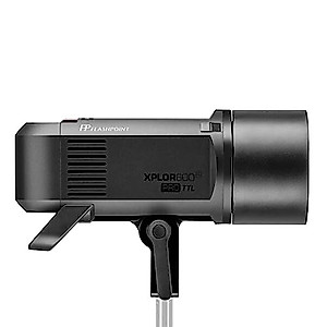 Flashpoint XPLOR 600 PRO TTL Li-ion Battery-Powered HSS Strobe Light with Built-in R2 2.4GHz, Bowens Mount 600w Wireless Monolight with 370 Full-Power Flashes for Outdoor Strobe Light Photography