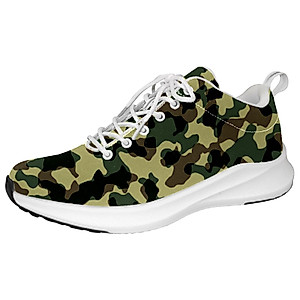 MhrsLifePack 10.5 Sports Shoe Lightweight Print Women's Running Shoes Shockproof Slip Girls Sneakers Camouflage