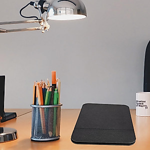 Leather Foldable Compact Vanity Mirror, Personal Frameless Portable Beauty Adjustable Makeup Stand Mirror Muti Use (8 * 6inch)