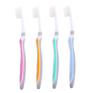 Milisten Toothbrushes 4pcs Extra Soft Toothbrush with 10000 Soft Bristles Micro Nano Manual Toothbrushes Sensitive Gums Toothbrushes Adult Kid Tooth Brush,Random Color Soft Bristle Toothbrush