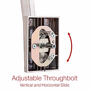 Baldwin Torrey Pines, Front Entry Handleset with Interior Lever, Featuring SmartKey Deadbolt Re-Key Technology and Microban Protection, in Venetian Bronze
