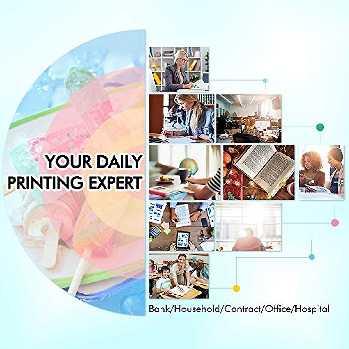 Compatible for HP 305 305XL Ink Cartridges for HP 305 Deskjet 2710 2720 DeskJet Plus 4110 4120 4130 Envy 6010 6020 Envy Pro 6420 6430 Printer 1 Black 1 Tri-Color