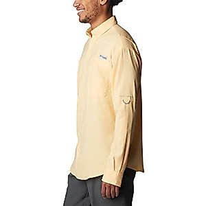 Columbia Men's Standard Tamiami II Long Sleeve Shirt, Cocoa Butter, Medium