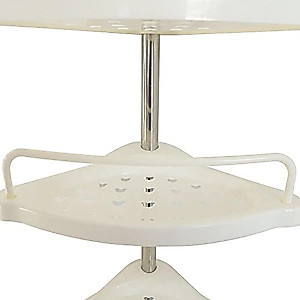 4 Layer Shower Corner Pole Shelf Bathroom Kitchen Storage Rack Holder Shower Bathroom organizer Shelves Shelf Shower shelf Shower organizer Bathroom shelves Shower rack Shower corner