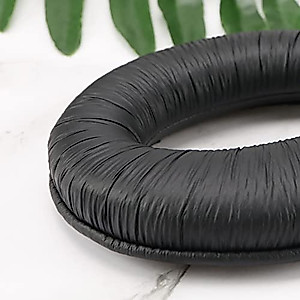 1 Pair Earpads Compatible with Sony MDR-RF970 960R 925R 860F 865R Headphones Replacement Leather Soft Foam Ear Cushions Headset Repair Parts Black