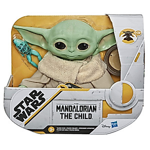 STAR WARS The Child Talking Plush Toy with Character Sounds and Accessories, The Mandalorian Toy for Kids Ages 3 and Up, Green