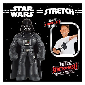 STRETCH ARMSTRONG Stretch Star Wars Darth Vader Action Figure Toy Collectible - Black Helmet Series Lord Mini 7” Stretchy Toys for Jedi or Padawan Ages 5, 6, 7, 8 Multi-colored