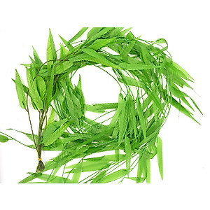 Bird Fiy 50 PCS 376 Feet Artificial Flower Greenery Wicker Rattan Vine Fake Foliage Leaf Flowers Plants Garland Garden Decoration