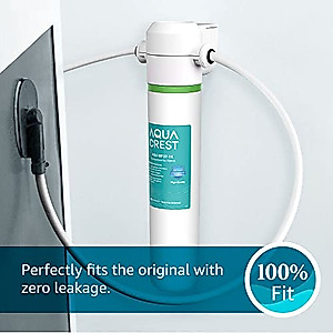 AQUA CREST FQK1K Under Sink Water Filter, 1320 Gallons, Replacement for GE FQK1K, FQK2J, GXK185K and GX1S50R (Pack of 1)