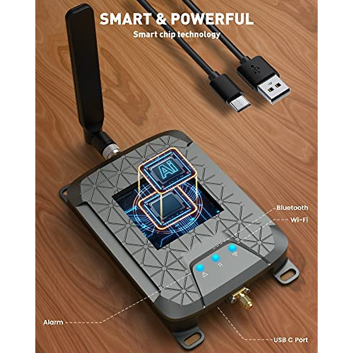 HiBoost Mini Cell Signal Booster for Verizon, AT&T, T-Mobile| Up to 1500 Sq Ft/One Room| High Power Outdoor Receiving Antenna| 5G/4G/3G LTE| Band 5, 12/17, 13|App Service + Install| FCC Approved