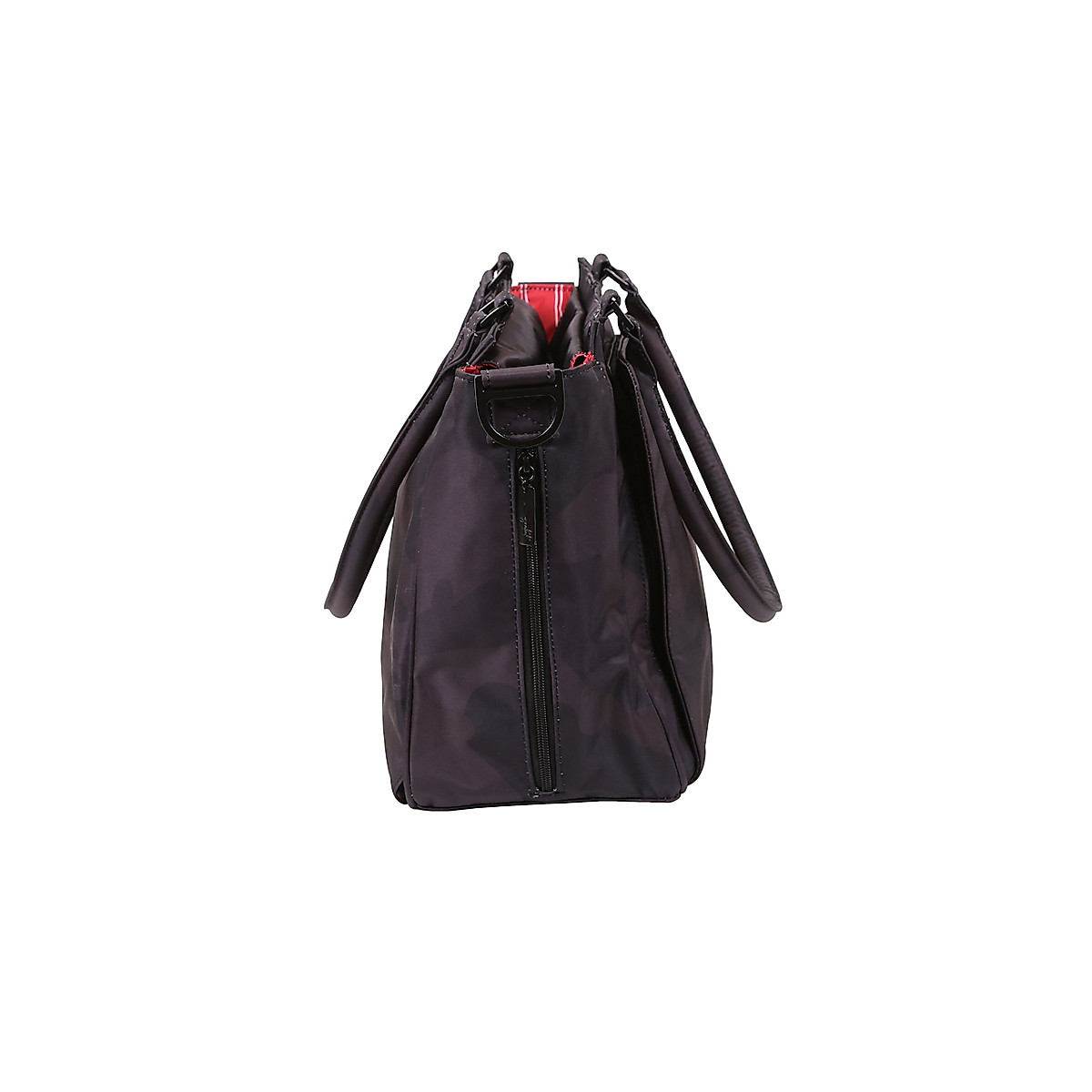 JuJuBe Be Classy Structured Multi-Functional Diaper Bag/Purse, Onyx Collection - Black Ops