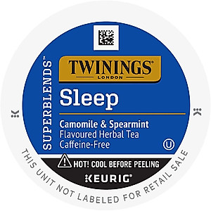 Twinings Tea K-Cup Assortment, Herbal & Black (Pack of 24) with By The Cup Honey Sticks