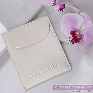 Humble Chic Geometric Chevron Threader Hoop Earrings - Hypoallergenic Lightweight Cutout Thin Wire Drop Dangles, 18K Yellow - 3 inch