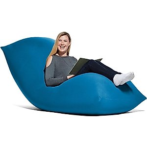 Yogibo Max 6-Foot Beanbag Chair, Bean Bag Couch with a Washable Outer Cover, Customer Favorite Cozy Sofa for Gaming, Reading, and Relaxing, Filled with Soft Micro-Beads, Turquoise