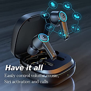 sandoo Bluetooth 5.2 ANC Earphones AI ENC Tech for Calls Transparency Mode Type-C Quick Charge 24 Hours Playtime Active Noise Cancelling Technology Wireless Earbuds NC9