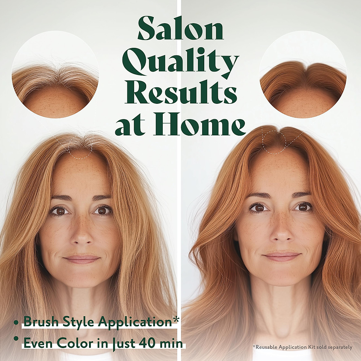 Herbatint Permanent Hair Dye For Women - 8R Light Copper Blonde - For Up To 100% Gray Coverage of Resistant Gray Hair - Ammonia-Free, Alcohol-Free & Vegan - Salon Influenced Hair Color 5.75 fl oz