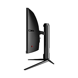 MSI Full HD Non-Glare 1ms 2560 x 1080 Ultra Wide 200Hz Refresh Rate HDR Ready USB/DP/HDMI Smart Headset Hanger FreeSync 30”Gaming Curved Monitor (Optix MAG301CR) - Black