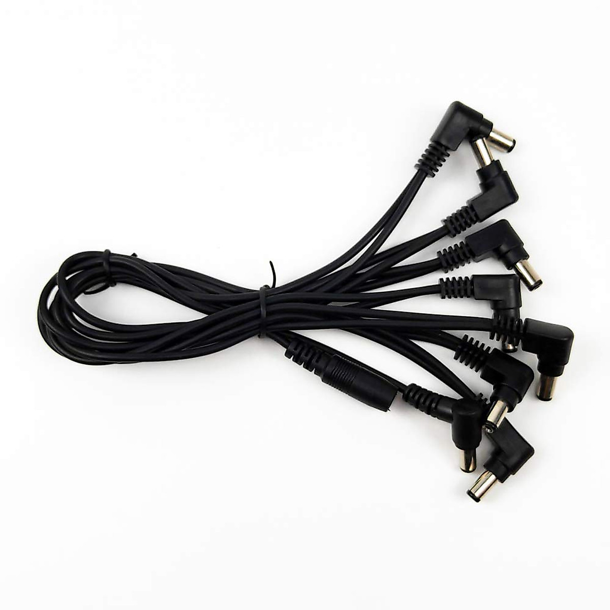 pigtone 1 to 8 Way Daisy Chain Cable Guitar Effect Pedal Power Supply Splitter Cable Adapter Power Cable Black