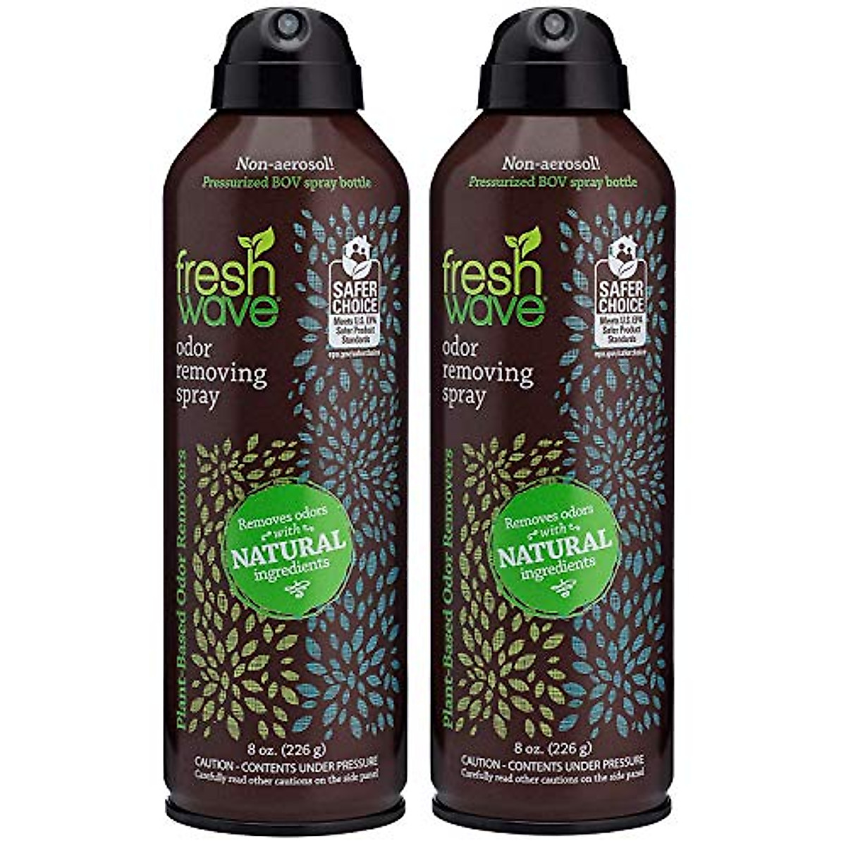 Fresh Wave Odor Eliminator Spray & Air Freshener, 8 oz. | Pack of 2 | Non-Aerosol, Fine Mist | Odor Absorbers | Safer Odor Relief | Natural Plant-Based Odor Eliminator | For Furniture, Fabrics & Trash