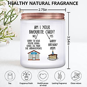Funny Gifts for Mom Birthday- Mom Birthday Gifts, Birthday Candle Gift for Mom - Happy Birthday Mom, Lavender Scented