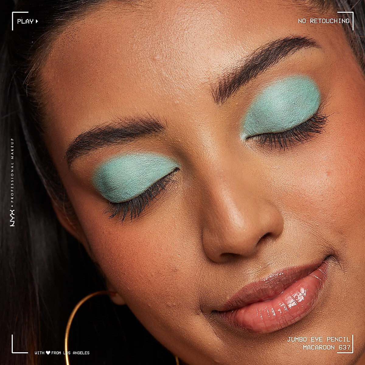 NYX PROFESSIONAL MAKEUP Jumbo Eye Pencil, Blendable Eyeshadow Stick & Eyeliner Pencil - Macaroon (Mint)