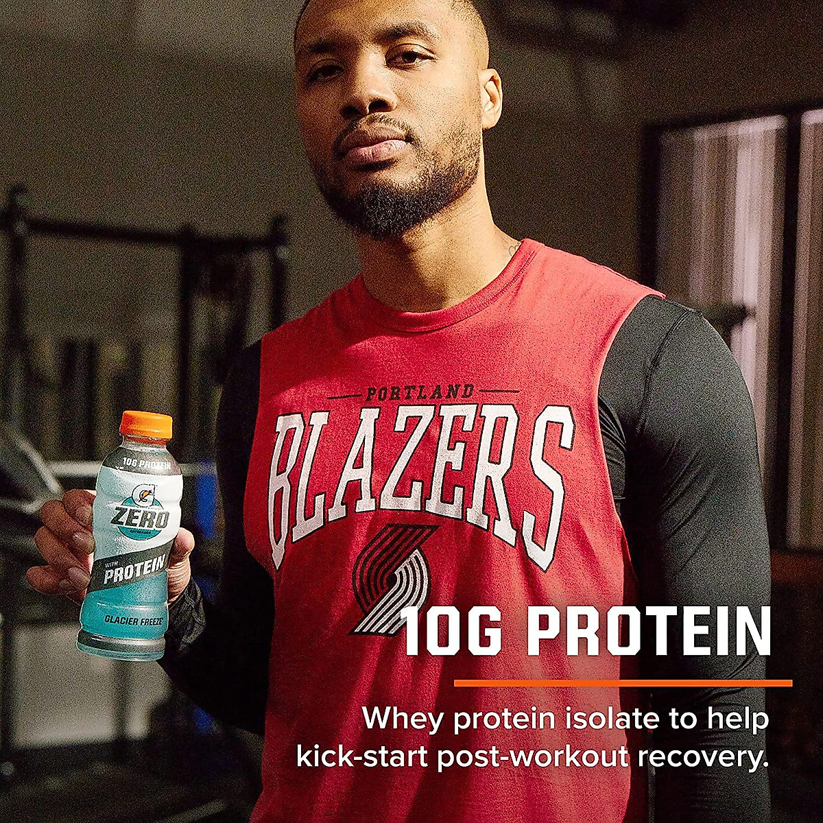Gatorade Zero With Protein, 10g Whey Protein Isolate, Zero Sugar, Electrolytes, Fruit Punch, 16.9 Fl Oz, 12 Pack