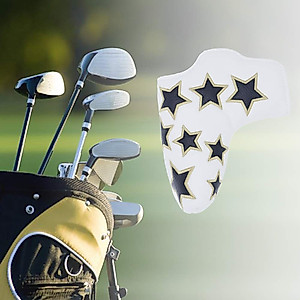 HISTAR Golf Magnetic Headcover Star Blade Putter Cover for PING Scotty Camenon (White)