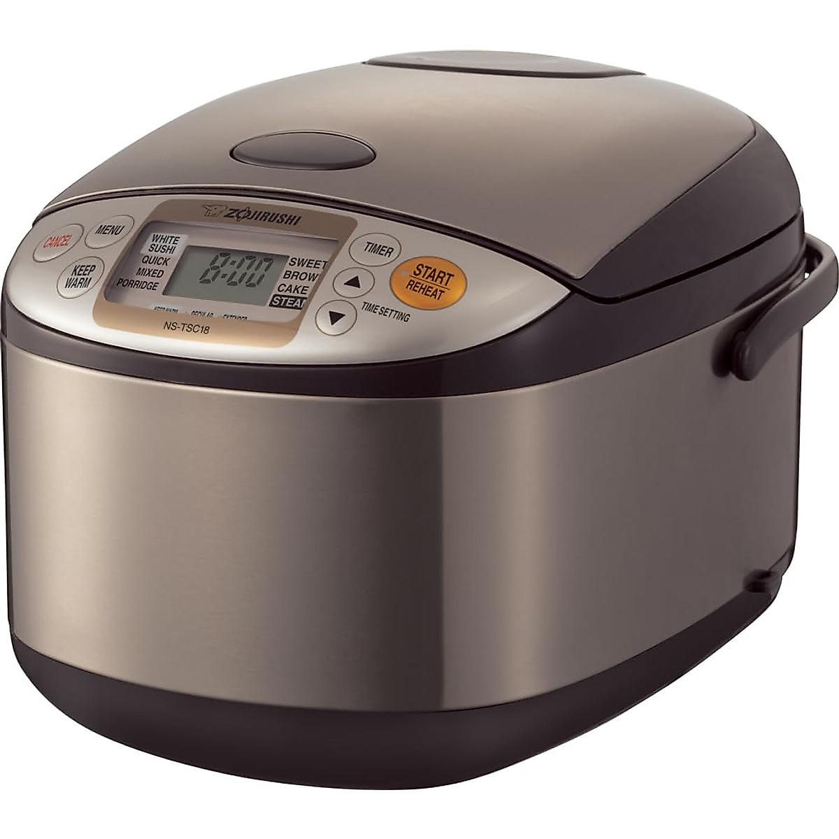 Zojirushi NS-TSC18 Micom Rice Cooker and Warmer – 1.8 Liters