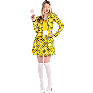 Clueless Cher Costume Kit - Women Standard Size, Yellow - 1 Set