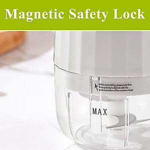 Arofeer Electric Garlic Chopper 250ml,Mini Chopper Cordless With 304 Stainless Steel Blade, Mini Food Processor For Onion, Chili, Tomatoes, Electric Chopper For Kitchen