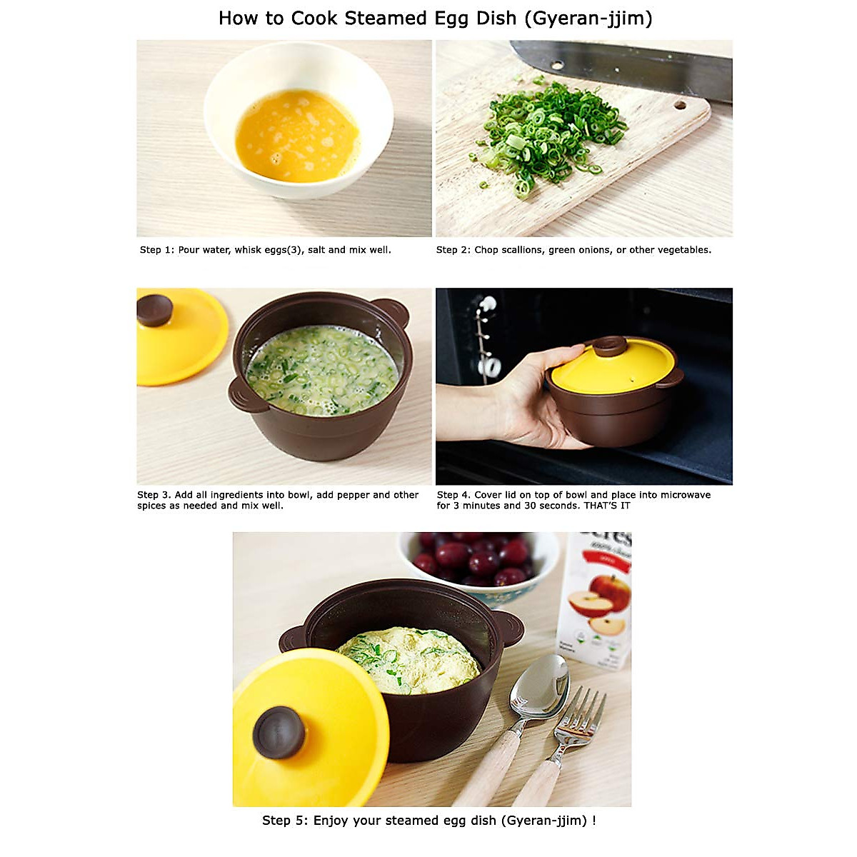 Silicone Microwave Egg Steaming Pot Steamer Egg Cooker (Red)