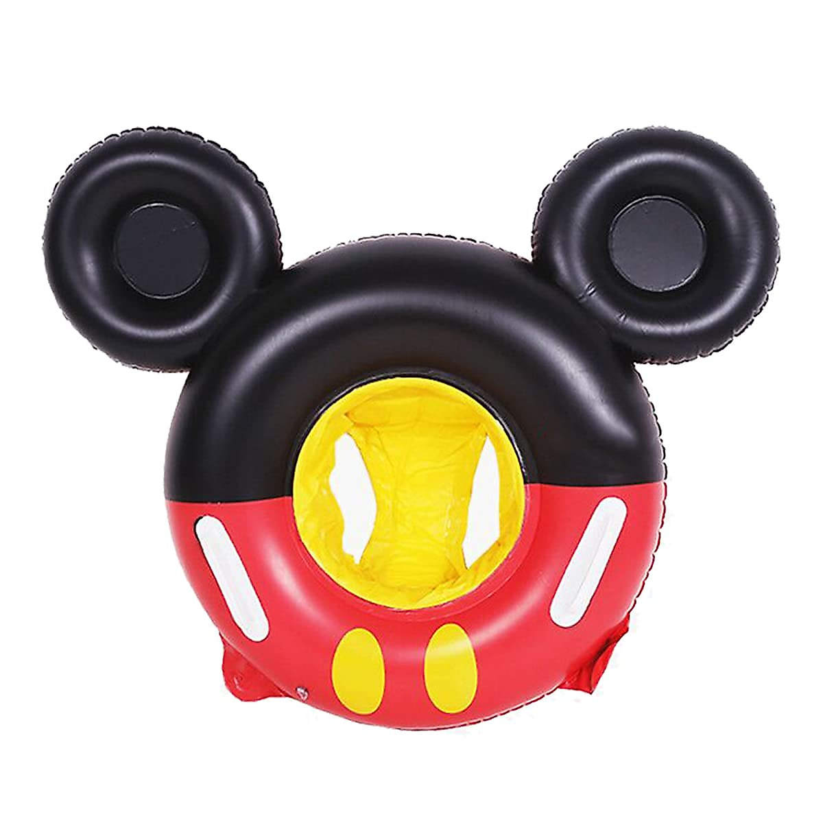 MC TTL Swimming Float Black Mouse Cartoon Kids Baby Swimming Ring Inflatable Pool Floating Round Pool Children Toy Float Thick