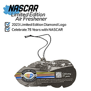 NASCAR - 75th Anniversary Limited Edition - Automotive Car Air Freshener - Moonshine Frost (Nascar/3-Pack)