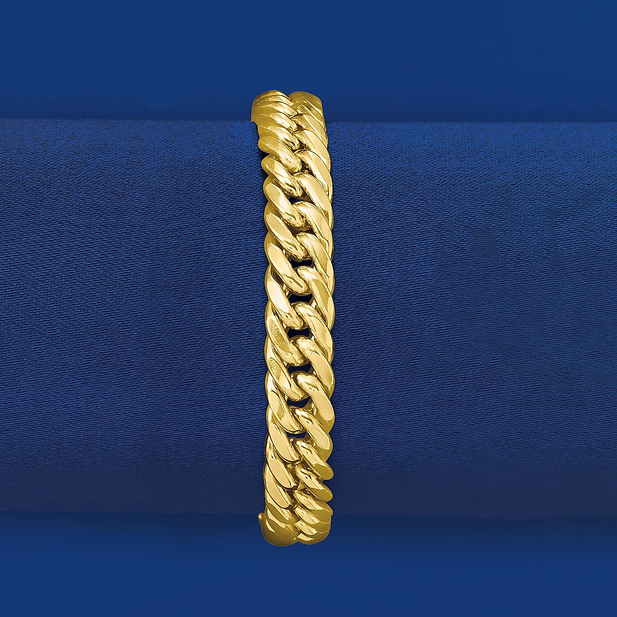 Ross-Simons Italian 18kt Yellow Gold Cuban-Link Bracelet. 7 inches