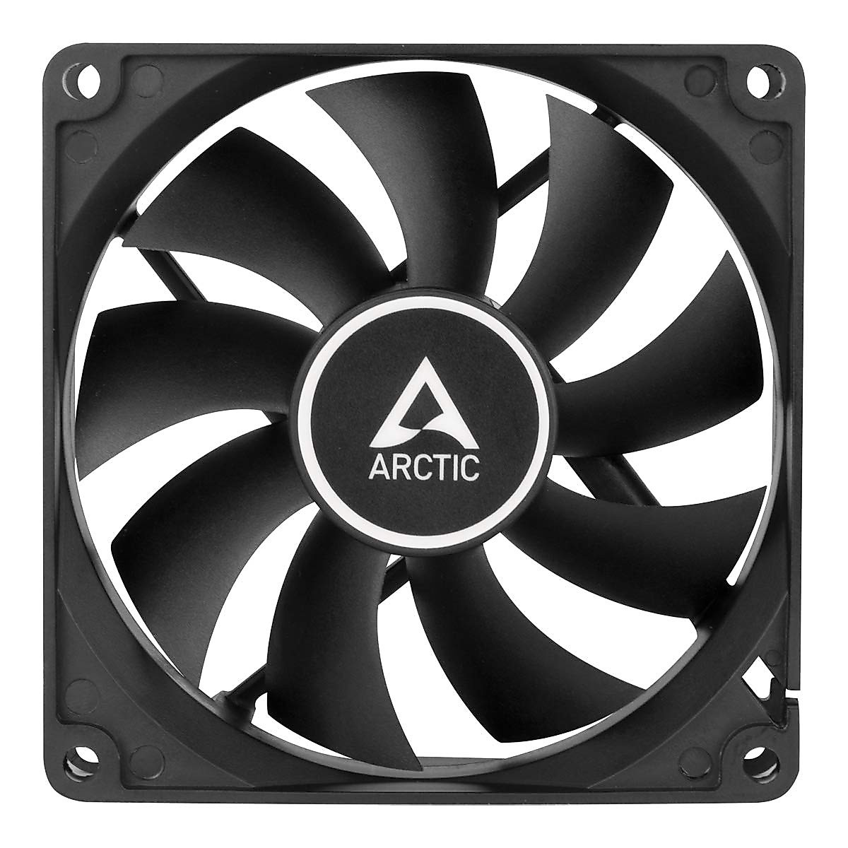 ARCTIC F9 (5 Pack) - 92 mm Standard Case Fan, Quiet Motor, Computer, Push- or Pull Configuration, Fan Speed: 1800 RPM - Black