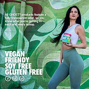 GHOST Greens Powder, Guava Berry - 30 Servings - 19 Superfood Greens & Reds Powder, Fruits, Vegetables, Spirulina, & Chlorella, Prebiotics, 10 Billion CFU Probiotic & Digestive Enzymes - Gluten-Free